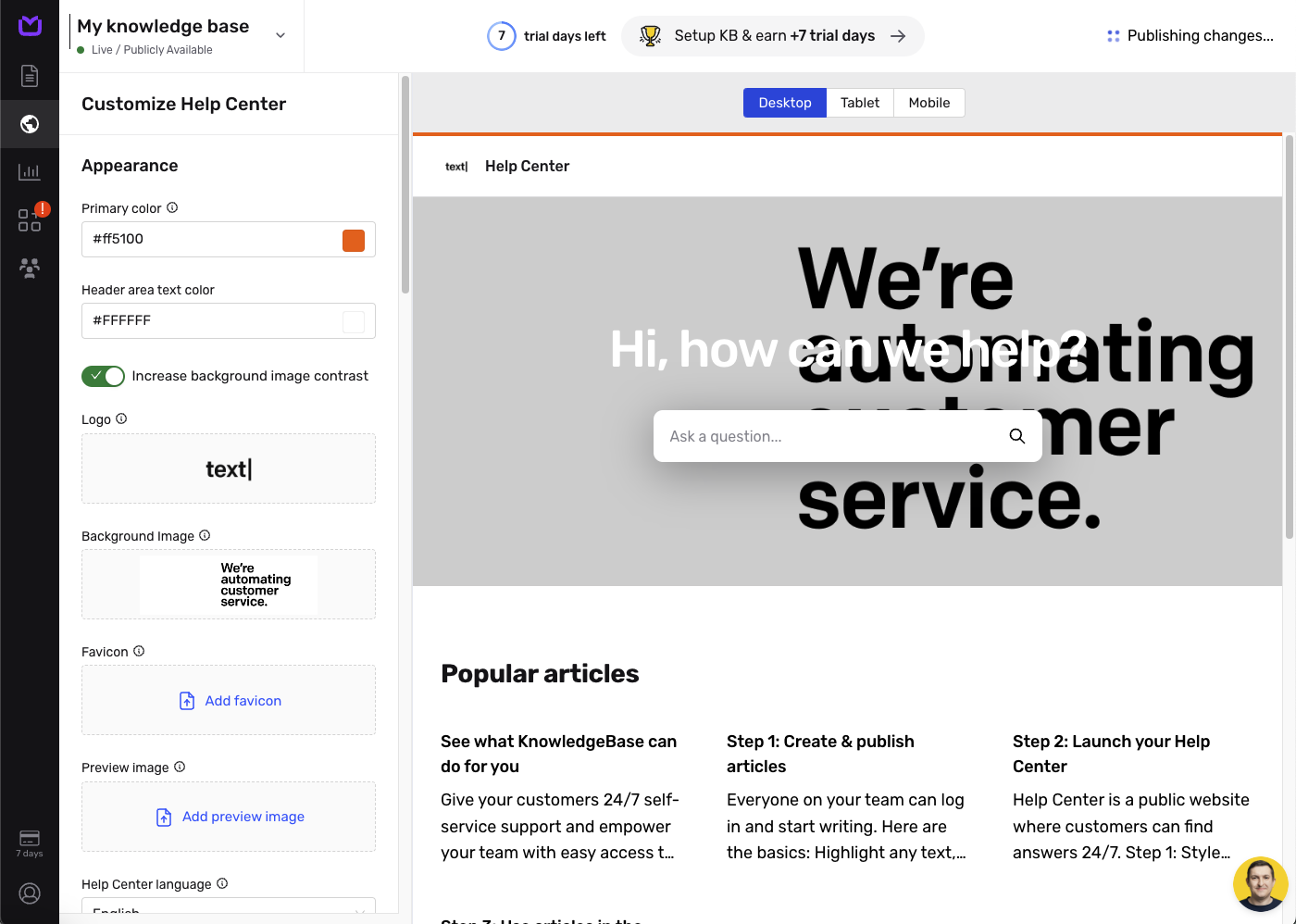 KnowledgeBase: Use Articles for Handling Tickets | HelpDesk Help Center
